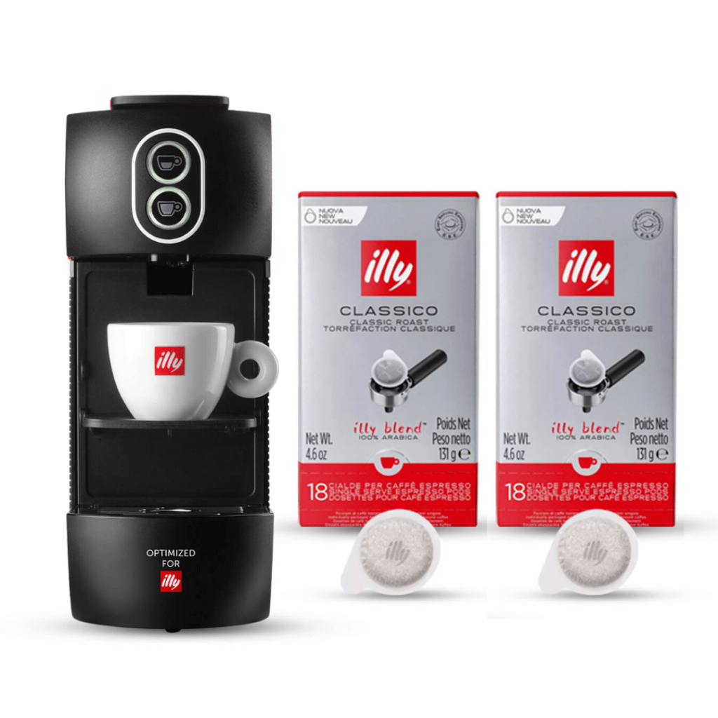 ชุดเช็ตเครื่องชงกาแฟ illy อีซี่ คอฟฟี่ พร้อมแคปซูลกาแฟ E.S.E. พ็อด คลาส ...