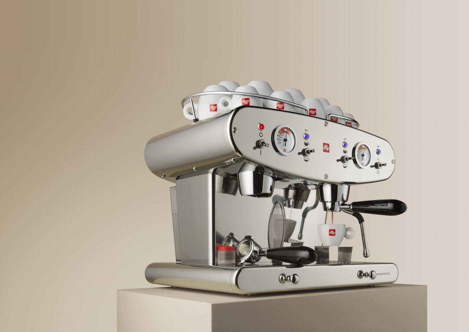 illy X2.2 iperEspresso 2-Group Coffee Machine with Steam Wand – illy
