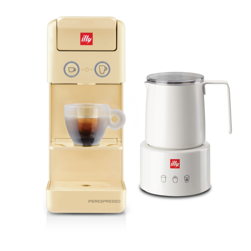 Y3.3 iperEspresso Coffee Machine (Yellow) + illy Electric Induction ...